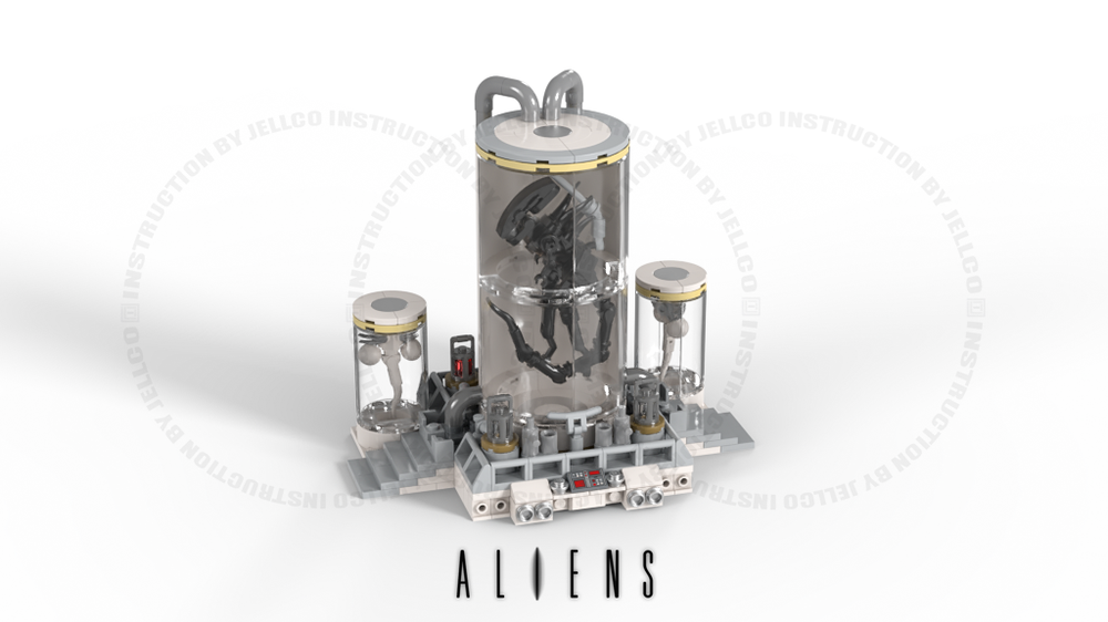 LEGO MOC Micro ALIENS Concept ART Series : Laboratory of Weyland Corp ...
