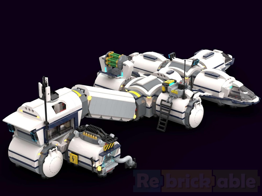 LEGO MOC Lunar Research Base Power Extraction Laboratory Module by ...