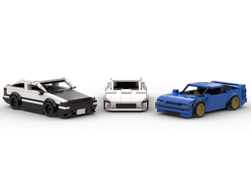 LEGO MOC Takumi Fujiwara'a Toyota AE86 Trueno by 6th gear | Rebrickable ...