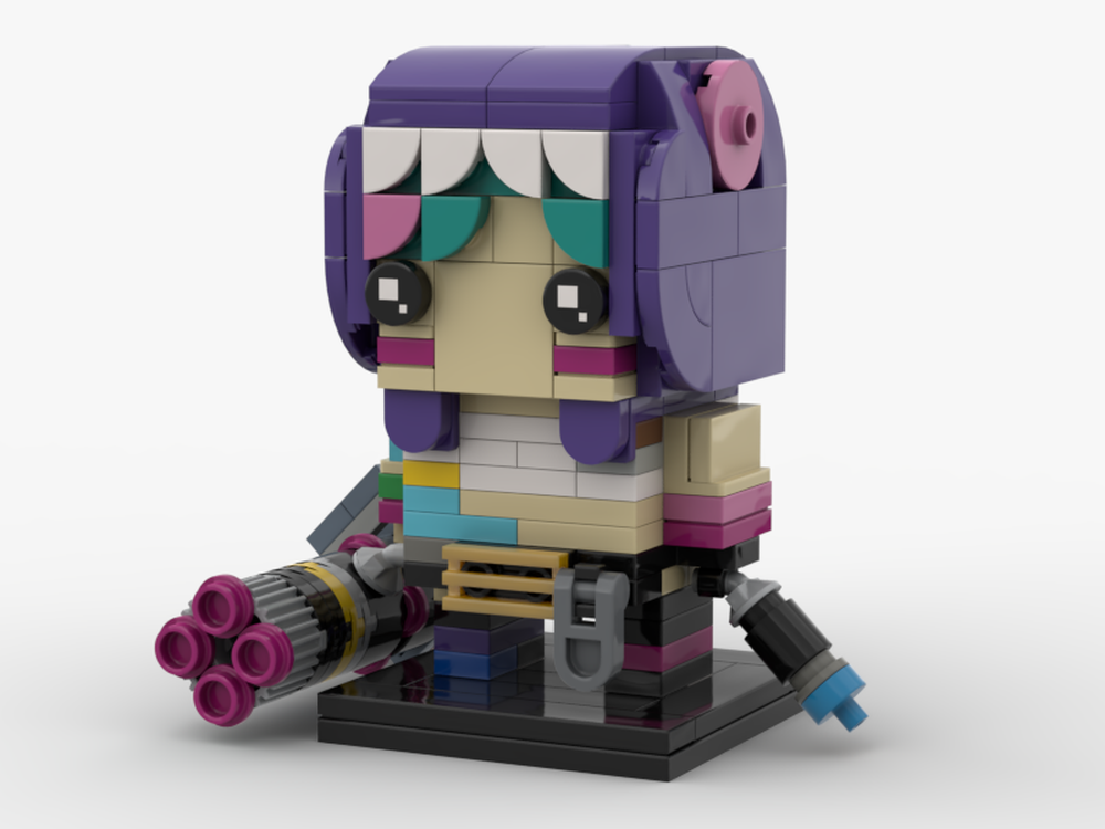 LEGO MOC Jinx Arcane BrickHeadz by Gaski | Rebrickable - Build with LEGO