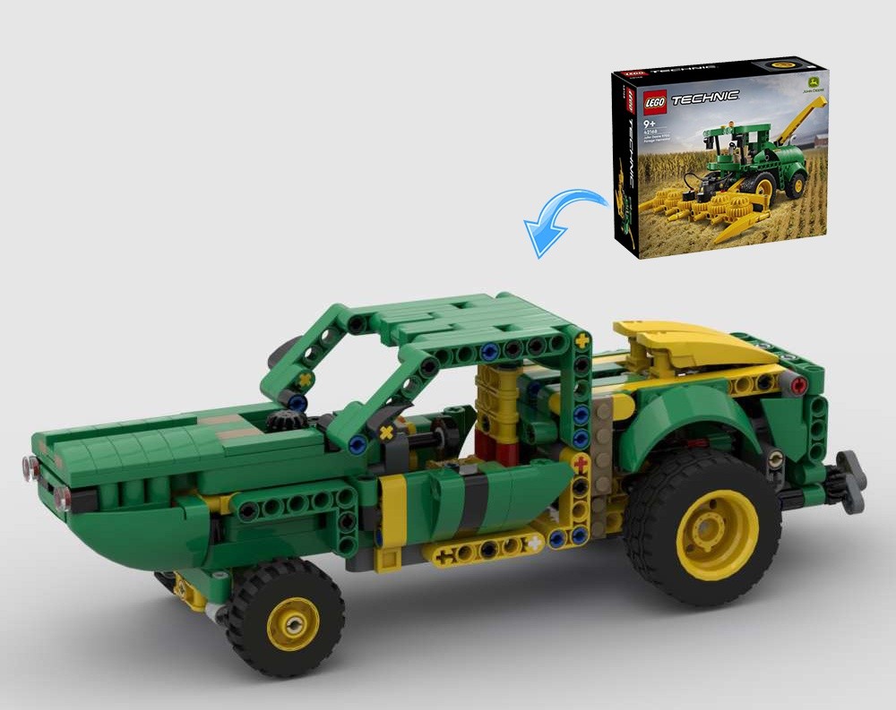 LEGO MOC Amfibia Car 42168 Alternative by ErikGS | Rebrickable - Build with LEGO