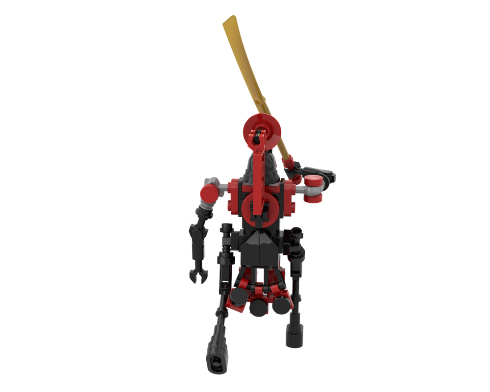 LEGO MOC 07 Black and Red Samurai by MyKidisanAlien | Rebrickable ...