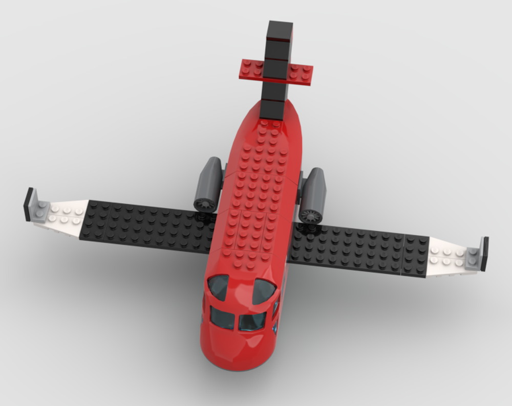 LEGO MOC Business Jet (Minifigure Scale) by JojoTheBuilder ...
