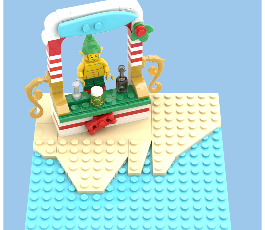 LEGO MOC North Pole Beach by Pepestudss | Rebrickable - Build with LEGO