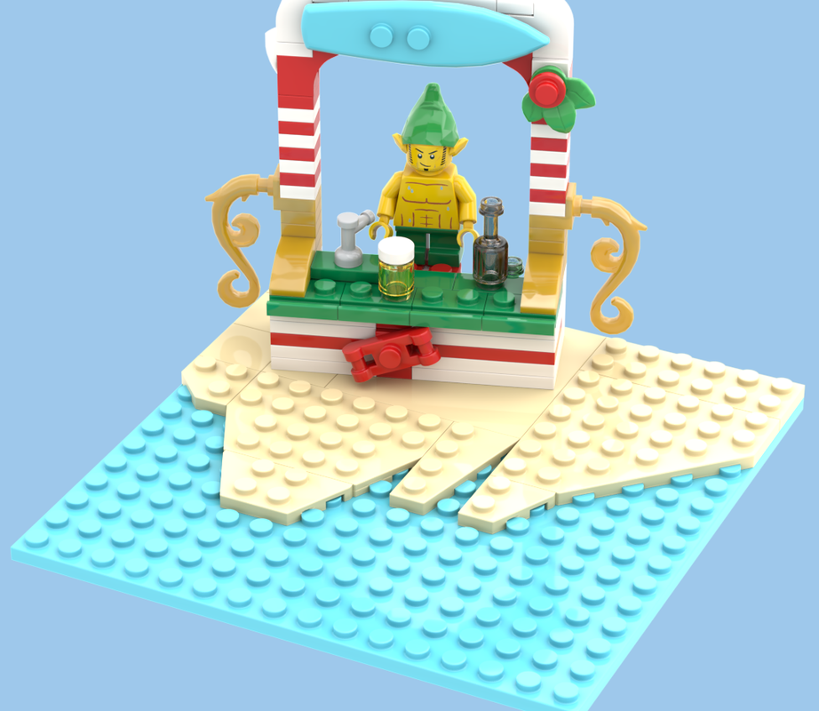 LEGO MOC North Pole Beach by Pepestudss | Rebrickable - Build with LEGO