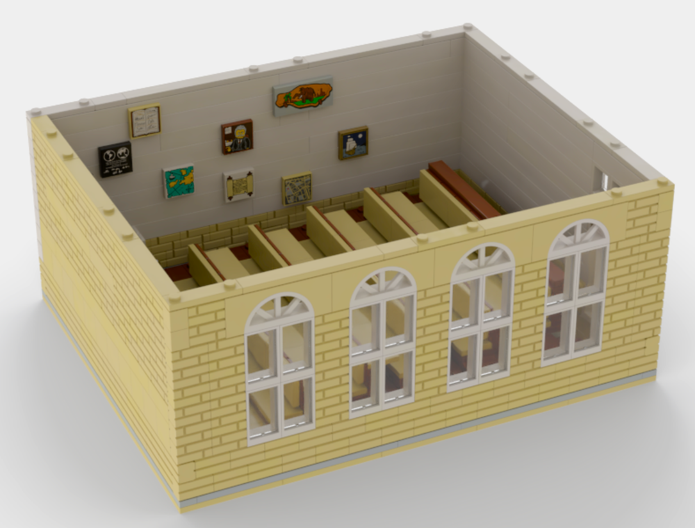 LEGO MOC University Classroom | Lecture Hall | Seminar Room | College ...