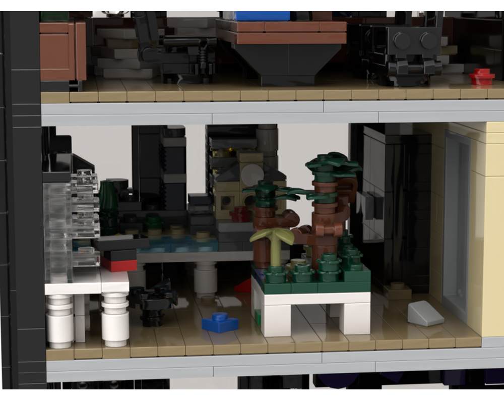 LEGO MOC-203216 Huge Skyscraper with FULL Interior, LA-Building by ...