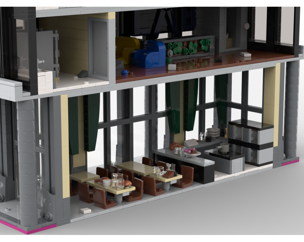 LEGO MOC Huge Skyscraper with FULL Interior, LA-Building by Brick North ...