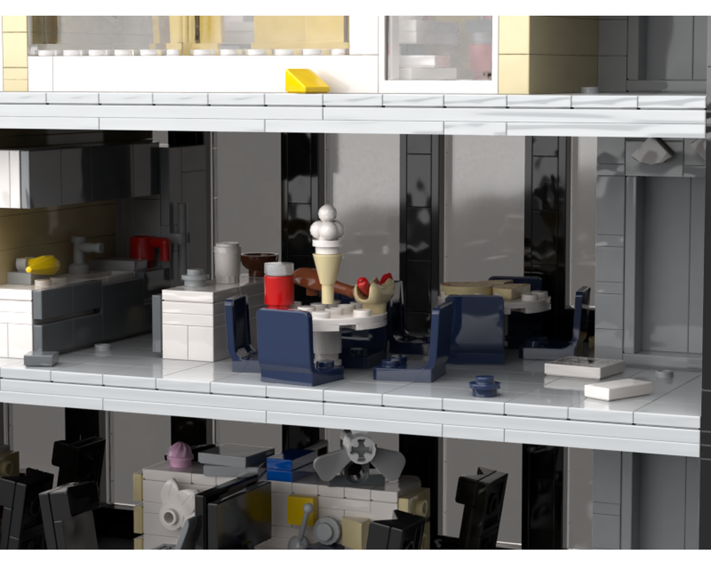 LEGO MOC Huge Skyscraper with FULL Interior, LA-Building by Brick North ...