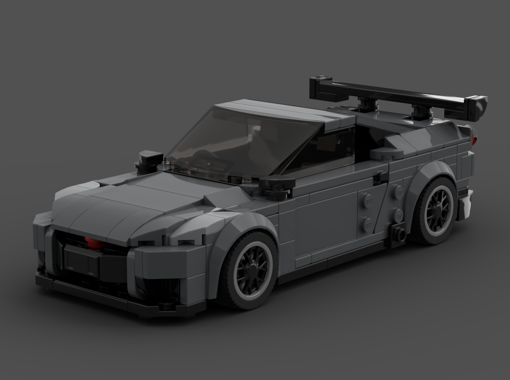 LEGO MOC Nissan GTR R35 (Gray) by C.M.D | Rebrickable - Build with LEGO
