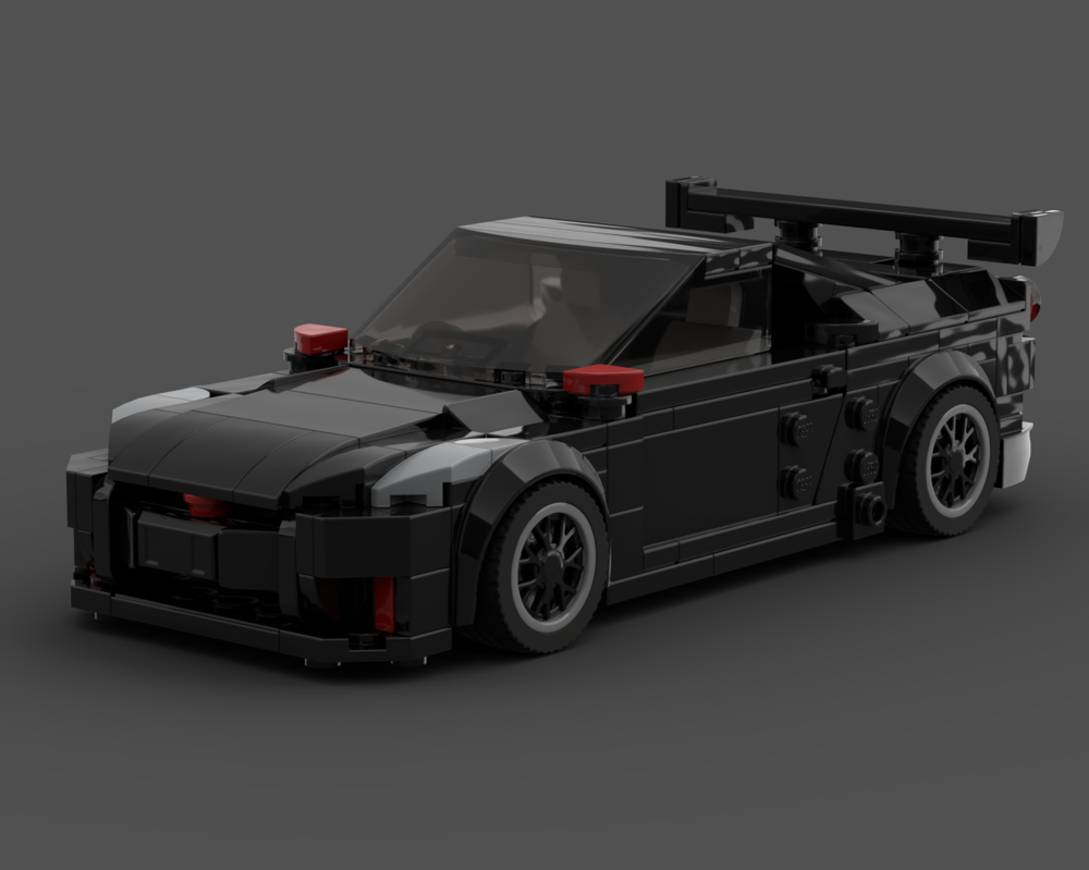 LEGO MOC Nissan GTR R35 (Black) by C.M.D | Rebrickable - Build with LEGO