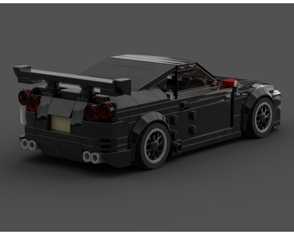 LEGO MOC Nissan GTR R35 (Black) by C.M.D | Rebrickable - Build with LEGO