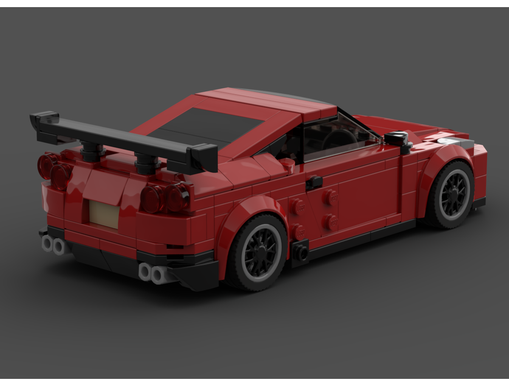 LEGO MOC-203224 Nissan GTR R35 (Red) by C.M.D | Rebrickable - Build ...