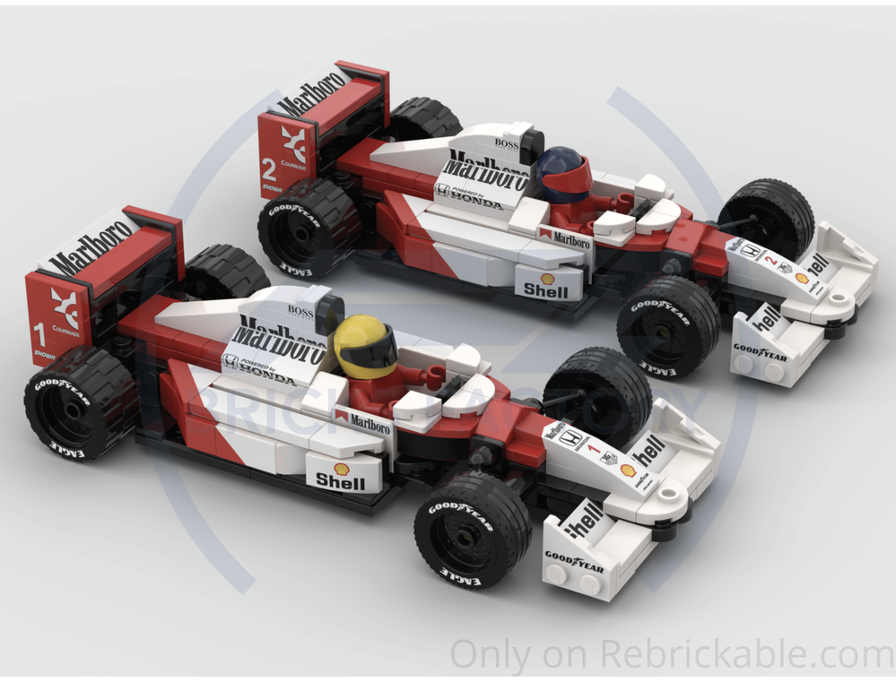 LEGO MOC F1 McLaren MP4/6 by Pit Lane Bricks Factory | Rebrickable ...