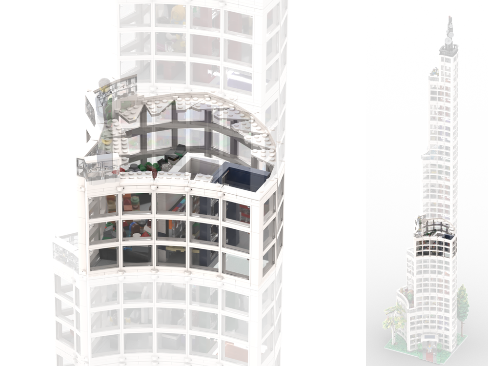 LEGO MOC Brickman Tower: Exhibition (4⁄9) by axsbricks | Rebrickable ...