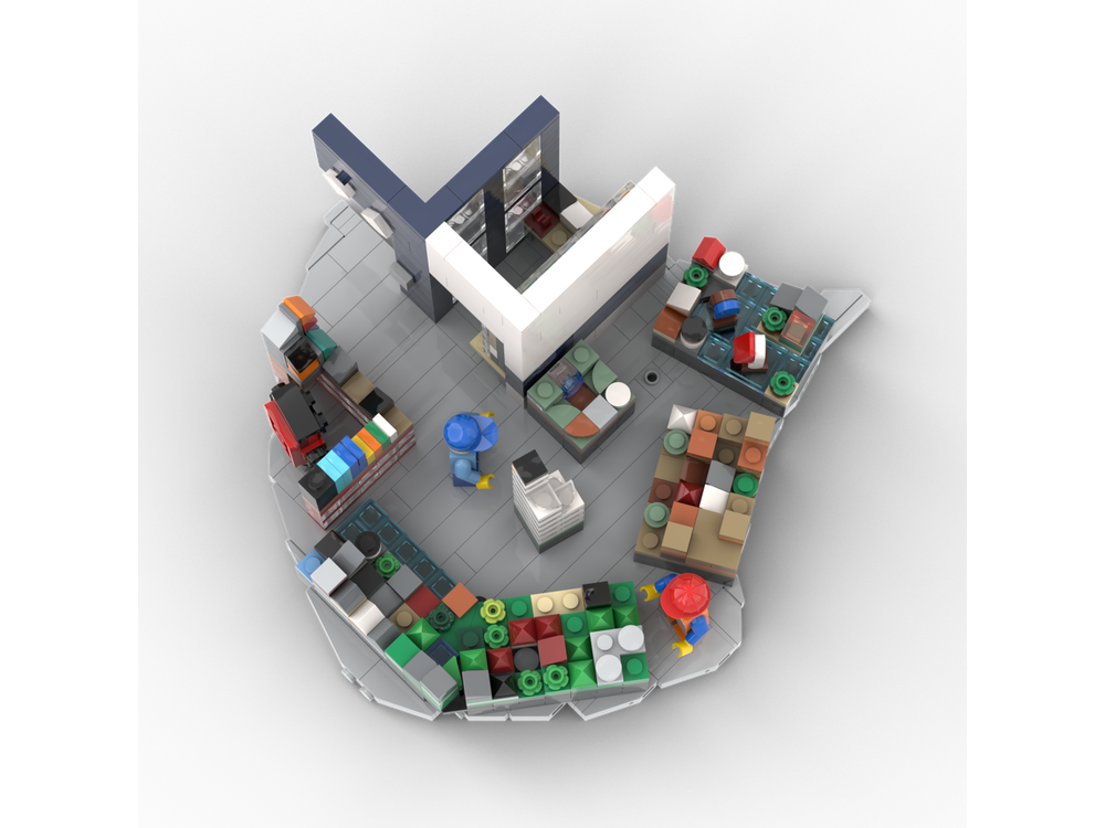 LEGO MOC Brickman Tower: Exhibition (4⁄9) by axsbricks | Rebrickable ...