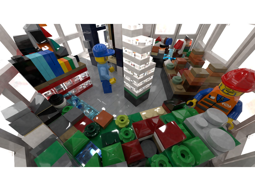 LEGO MOC Brickman Tower: Exhibition (4⁄9) by axsbricks | Rebrickable ...