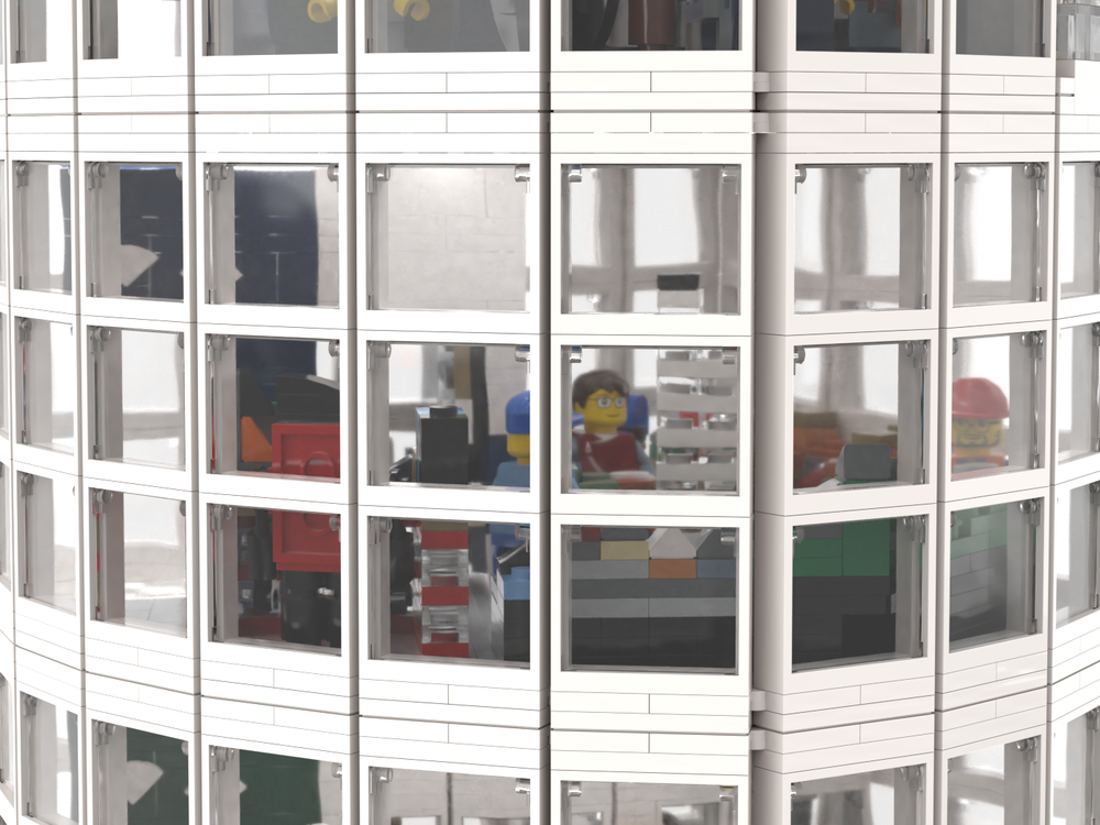 LEGO MOC Brickman Tower: Exhibition (4⁄9) by axsbricks | Rebrickable ...