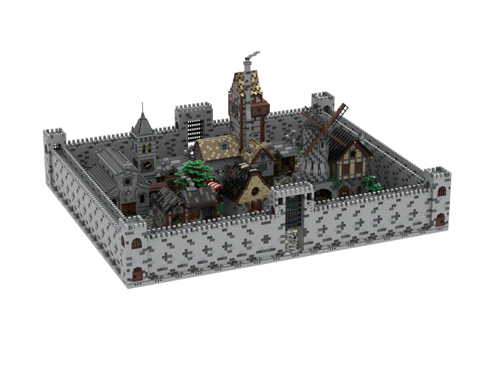 LEGO MOC Medieval Modulars Bundle by Tavernellos | Rebrickable - Build ...