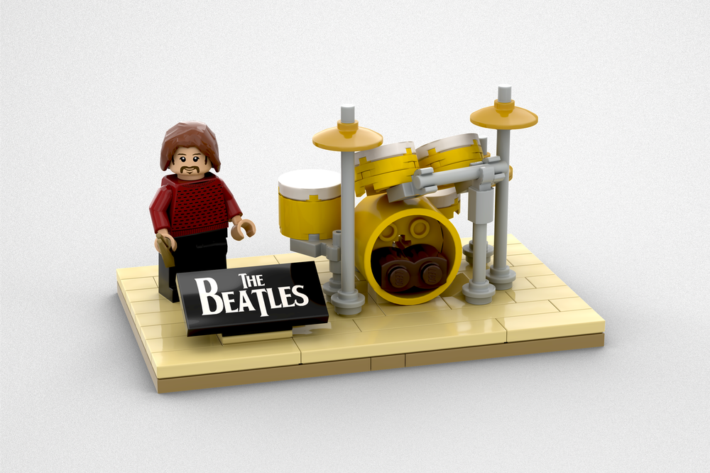 LEGO MOC The Beatles: Ringo Starr Rooftop's Drumset by brisolla ...