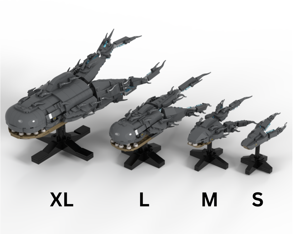 LEGO MOC Purrgil (Space Whale) - Size: S by codyaner.bricks ...