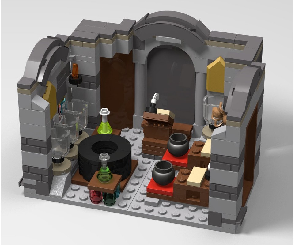 LEGO MOC-203264 Hogwarts: Potions Class (Modular 2024/25) by _built_by ...