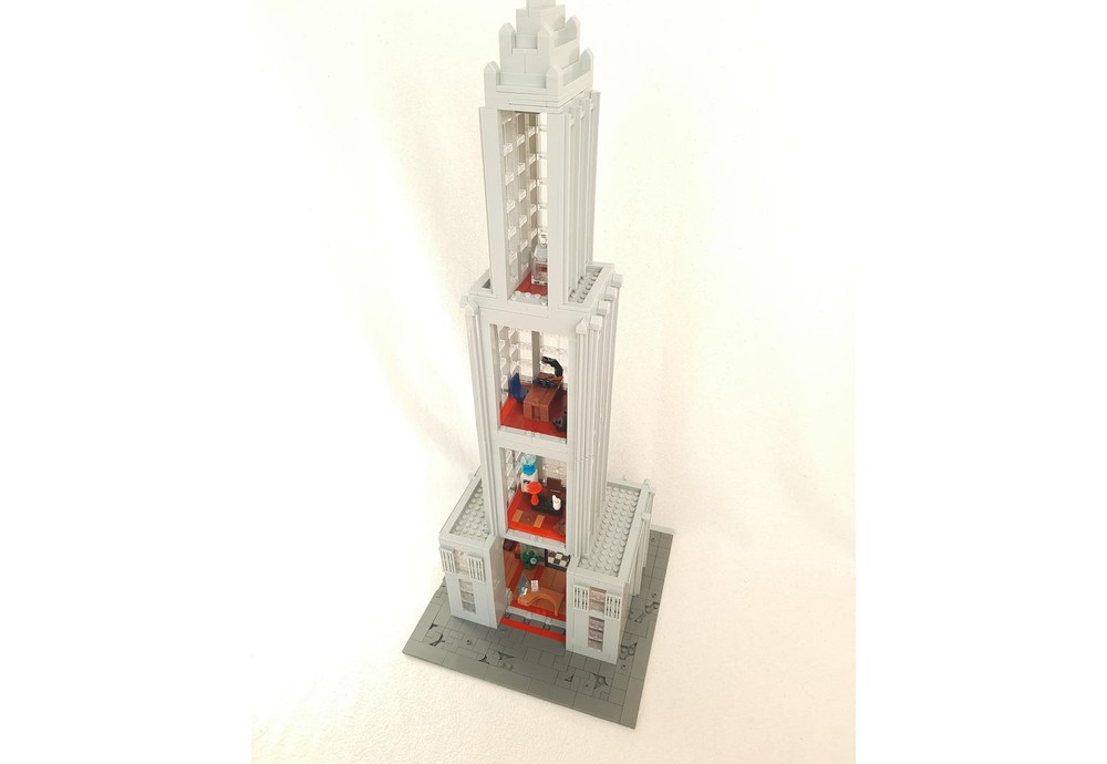 Lego Moc Cascading Crowns Building By Crimson Coronet Rebrickable