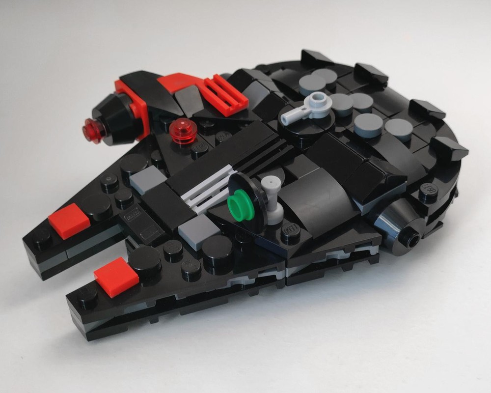 LEGO MOC Dark-Falcon Micro + pedestal by The Brick in the Bag ...