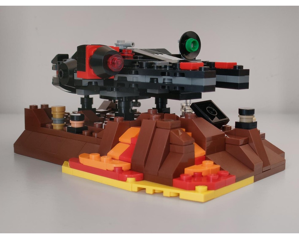 LEGO MOC Dark-Falcon Micro + pedestal by The Brick in the Bag ...