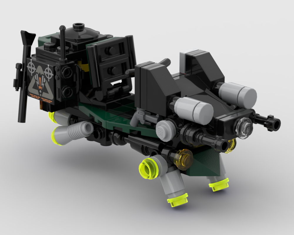 LEGO MOC Walrus Hoverbike by Total_Rebrick | Rebrickable - Build with LEGO