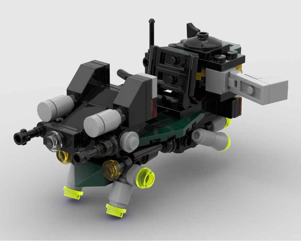 LEGO MOC Walrus Hoverbike by Total_Rebrick | Rebrickable - Build with LEGO