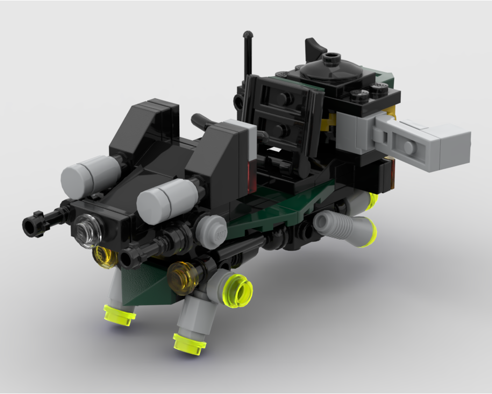 LEGO MOC Walrus Hoverbike by Total_Rebrick | Rebrickable - Build with LEGO