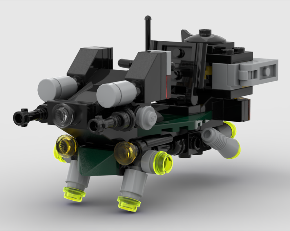 LEGO MOC Walrus Hoverbike by Total_Rebrick | Rebrickable - Build with LEGO