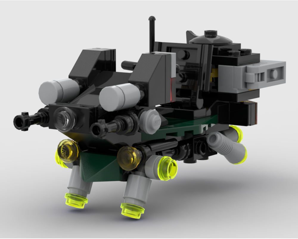 LEGO MOC Walrus Hoverbike by Total_Rebrick | Rebrickable - Build with LEGO