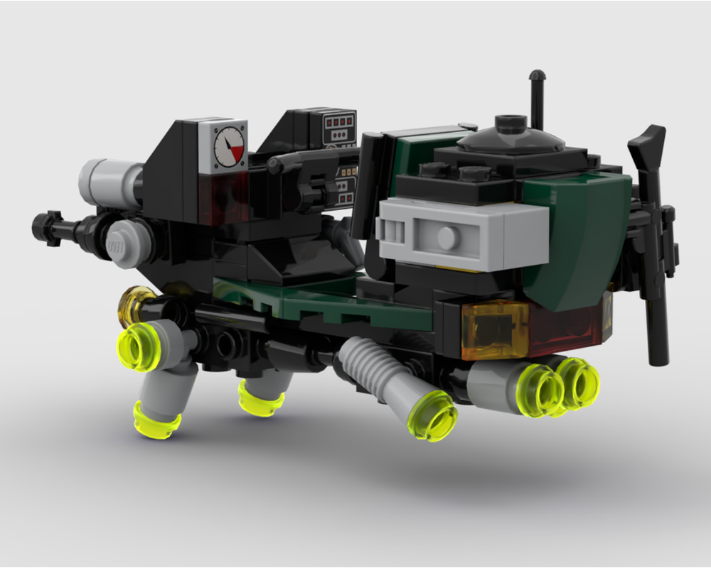 LEGO MOC Walrus Hoverbike by Total_Rebrick | Rebrickable - Build with LEGO