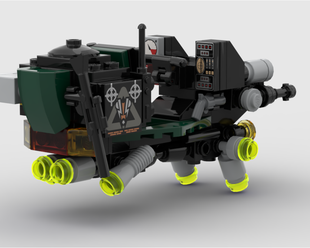 LEGO MOC Walrus Hoverbike by Total_Rebrick | Rebrickable - Build with LEGO