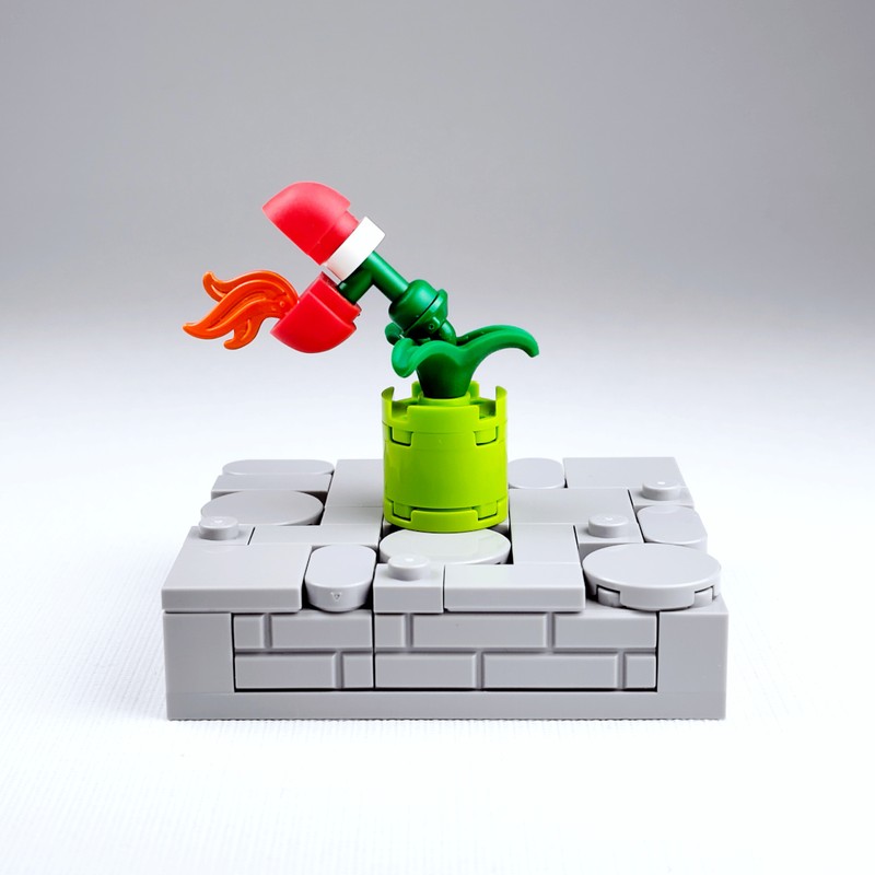 LEGO MOC Tiny Piranha Plant by mbmocs | Rebrickable - Build with LEGO