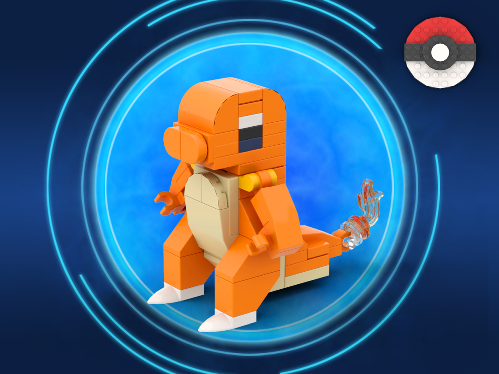 LEGO MOC Charmander - Pokemon by Agilinzzz | Rebrickable - Build with LEGO
