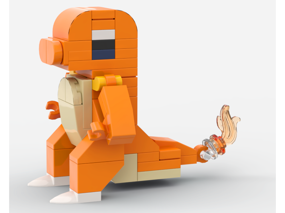 LEGO MOC Charmander - Pokemon by Agilinzzz | Rebrickable - Build with LEGO