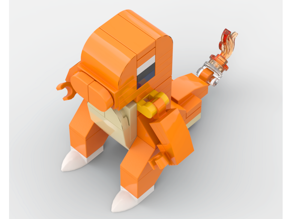 LEGO MOC Charmander - Pokemon by Agilinzzz | Rebrickable - Build with LEGO