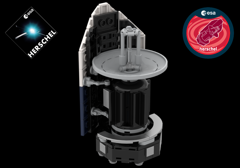 Lego Moc Herschel Space Telescope By Orchardbuilds Rebrickable