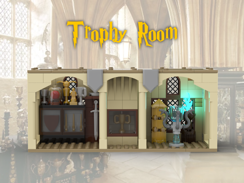 LEGO MOC Hogw*rts Trophy Room (Modular) by Mystical95 | Rebrickable ...