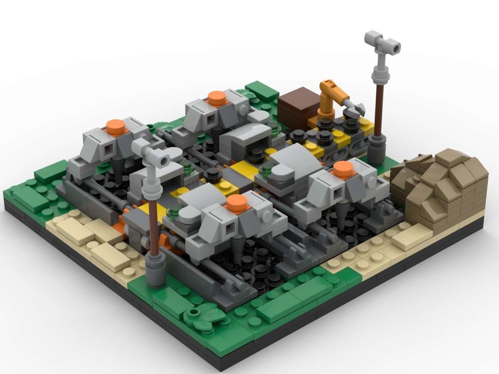 LEGO MOC Factorio Electric mining drill by 2poky3 | Rebrickable - Build ...