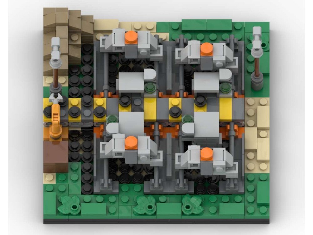 LEGO MOC Factorio Electric mining drill by 2poky3 | Rebrickable - Build ...