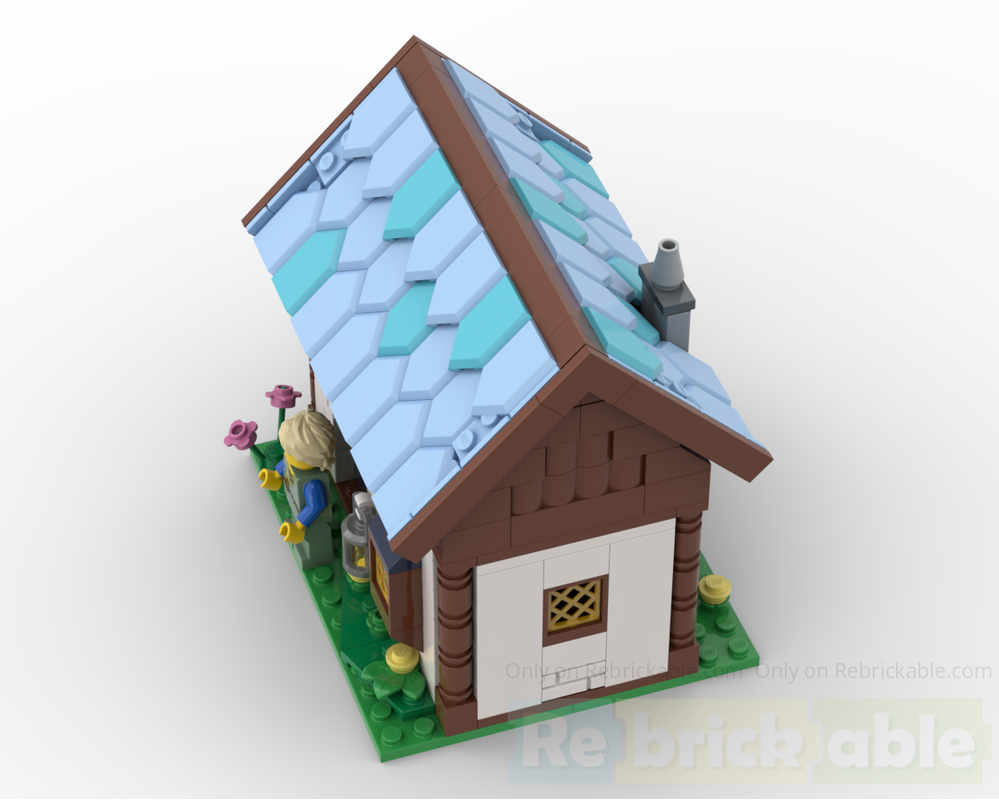 LEGO MOC Little cottage by Somehow Bricks | Rebrickable - Build with LEGO