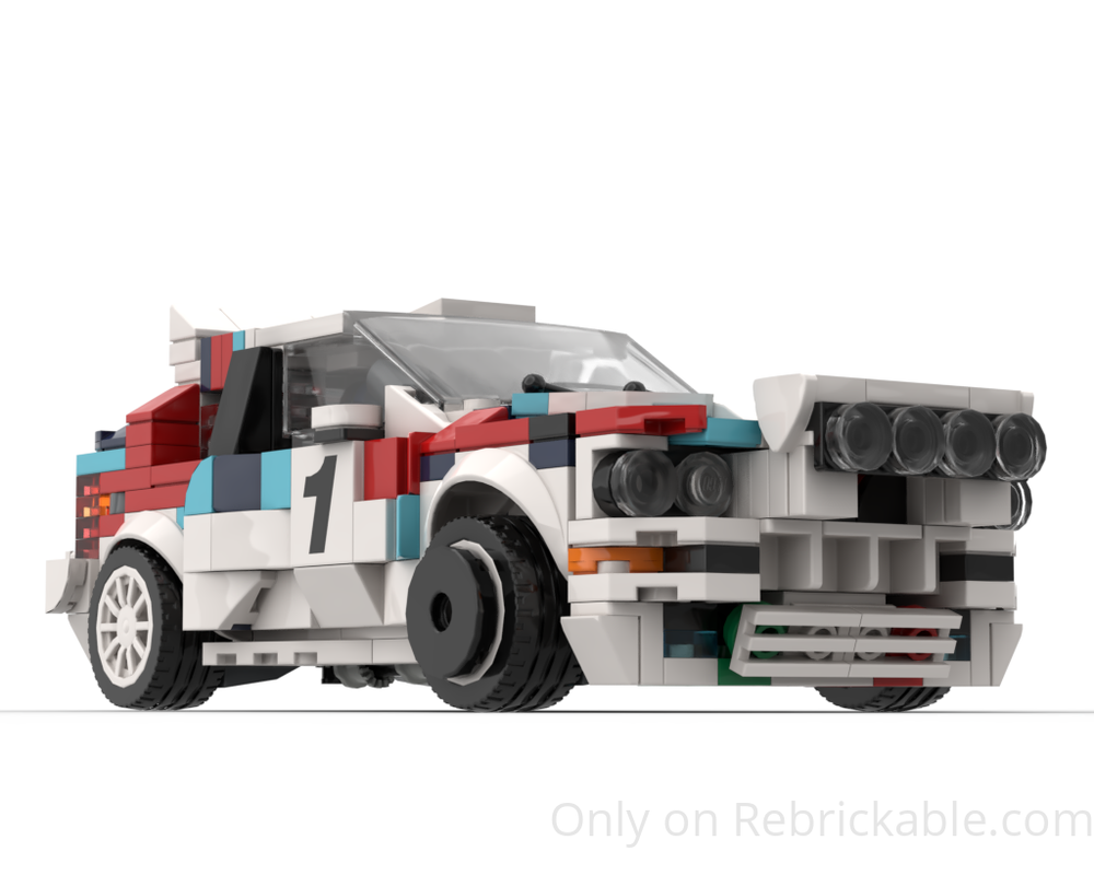 Lego Moc Lancia Delta Martini Redux Hf Integrale Series By Bricking