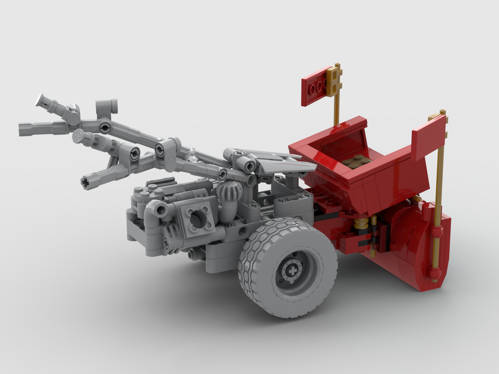 LEGO MOC 40499 Snow Plow for Single-Axle Tractor #6 by Larsagri ...