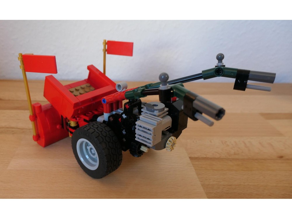 LEGO MOC-203355 40499 Snow Plow for Single-Axle Tractor #6 by Larsagri ...