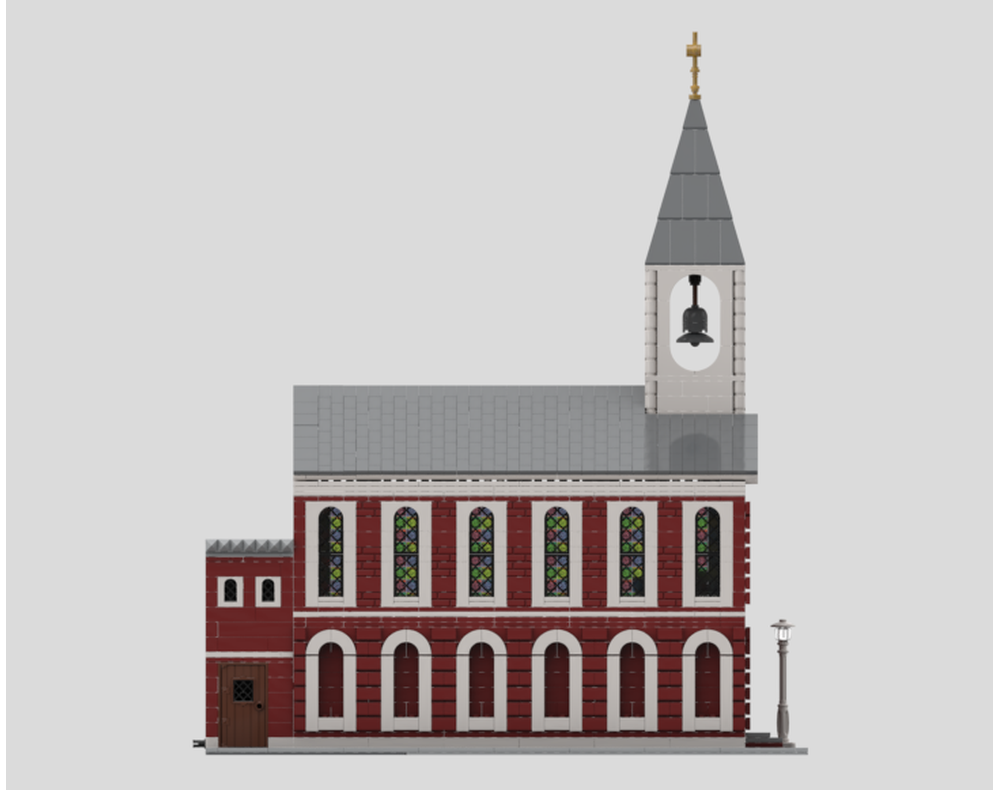 LEGO MOC-203357 Corner Catholic Church by 13LemonLego | Rebrickable ...