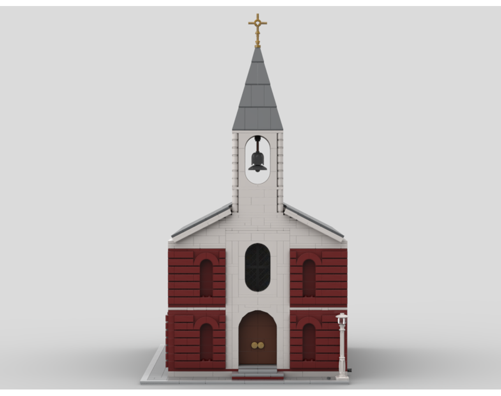 LEGO MOC Corner Catholic Church by 13LemonLego | Rebrickable - Build ...
